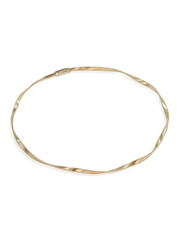 Marco Bicego Marrakech 18k Yellow Twisted Chain Necklace/16.5 - Gold