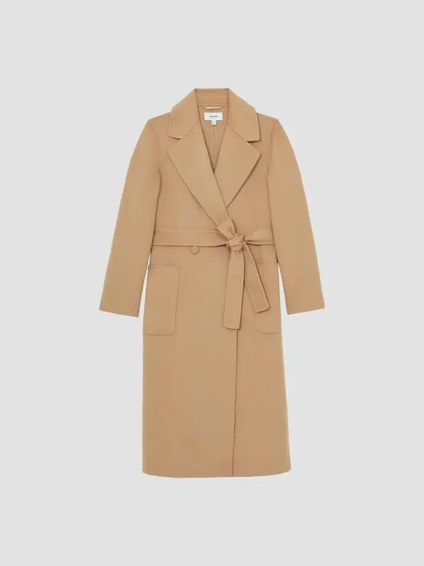 REISS Lucia Double-breasted Blindseam Coat