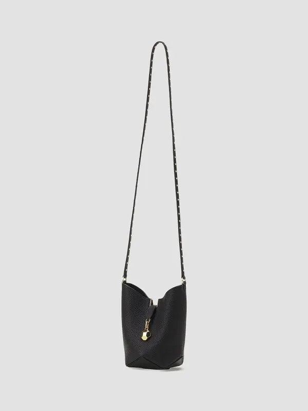 LANVIN Catch Nano Leather Bucket Bag