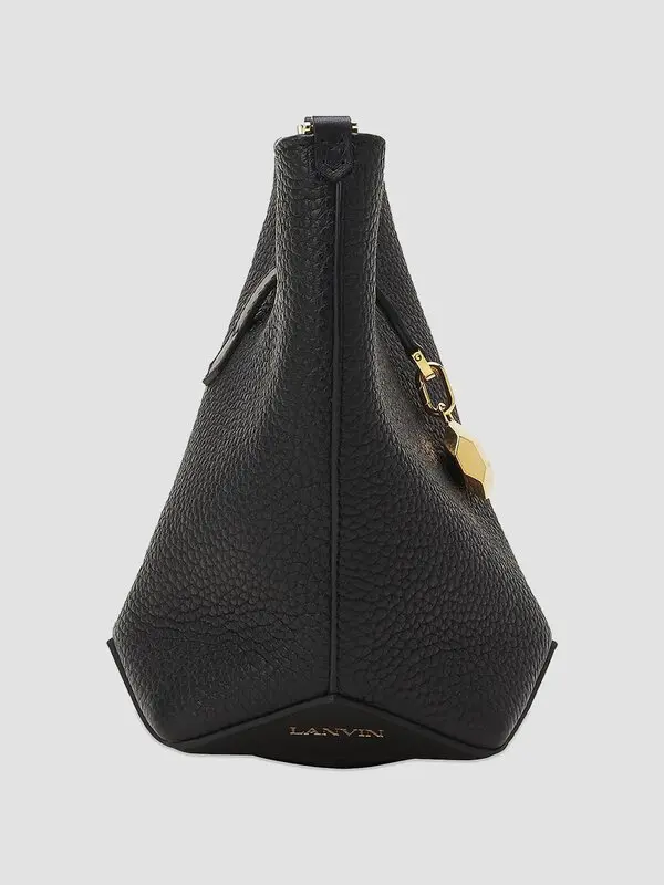 LANVIN Catch Nano Leather Bucket Bag