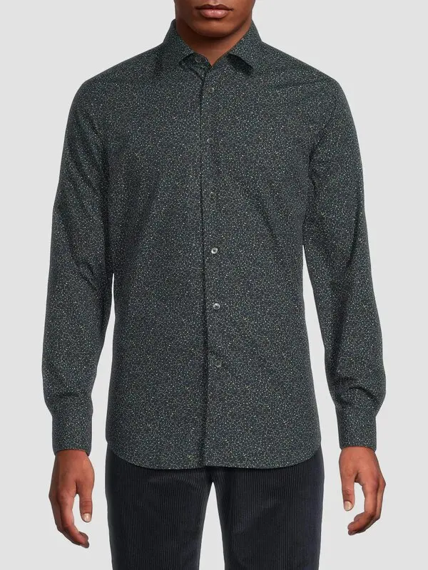 Paul Smith Floral Cotton Tailored Button-front Shirt