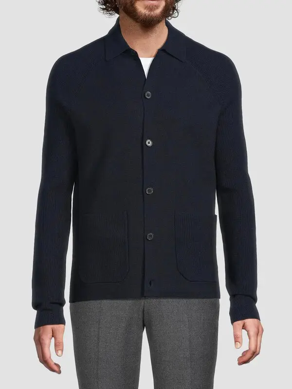REISS Fitzgerald Button-front Cardigan