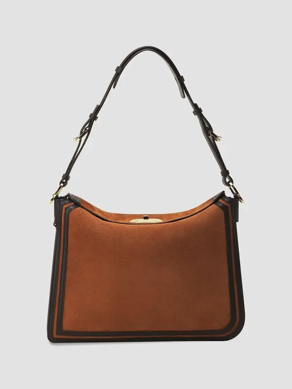 LANVIN Compagnon Asymmetrical Shoulder Bag