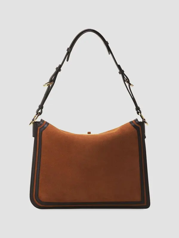 LANVIN Compagnon Asymmetrical Shoulder Bag
