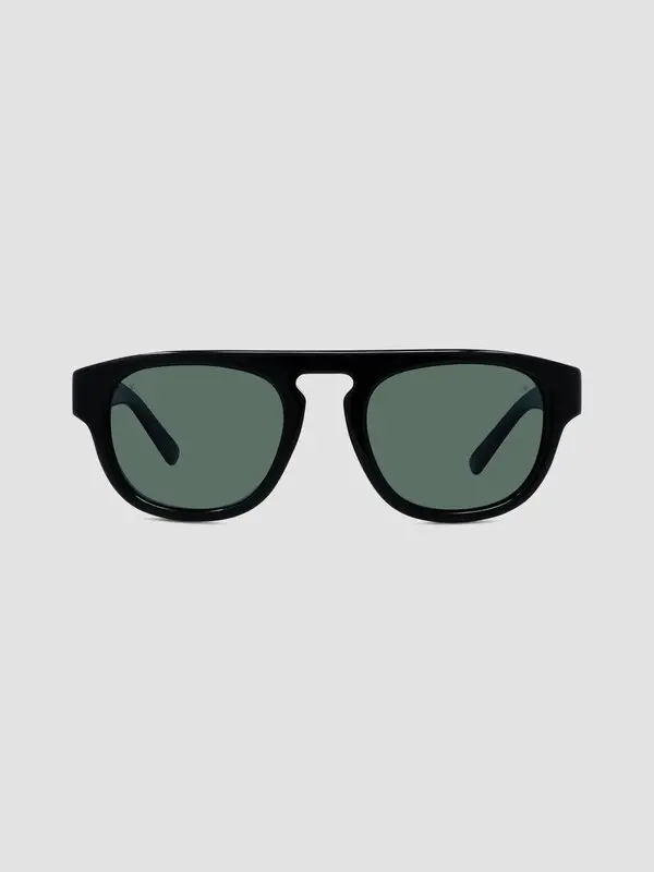 Vuarnet Belvedere 0552mm Geometric Sunglasses - Black