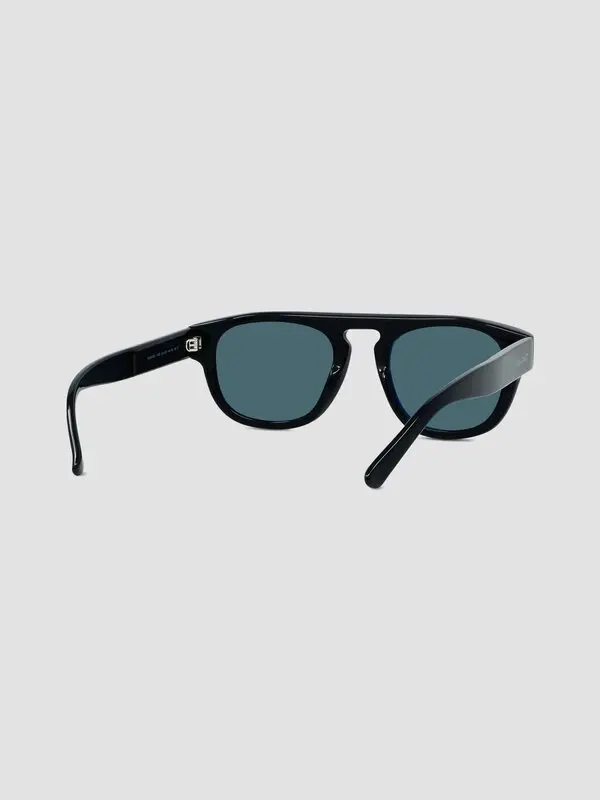 Vuarnet Belvedere 0552mm Geometric Sunglasses - Black