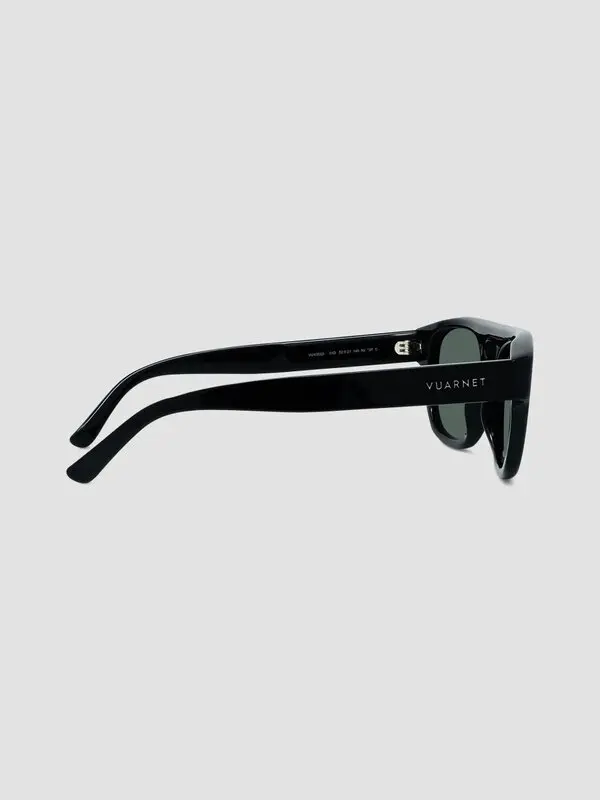 Vuarnet Belvedere 0552mm Geometric Sunglasses - Black