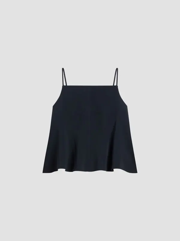 Givenchy Sliced Top In Crepe Cady