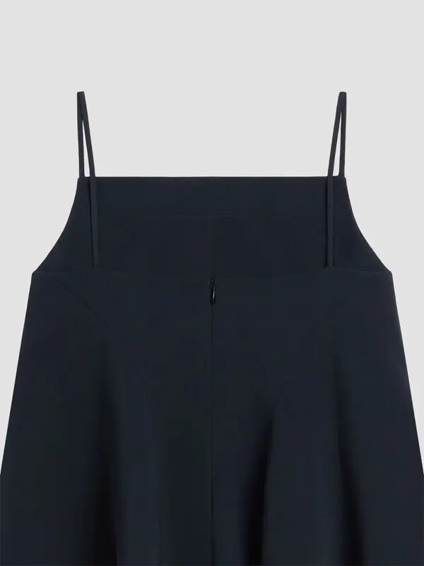 Givenchy Sliced Top In Crepe Cady