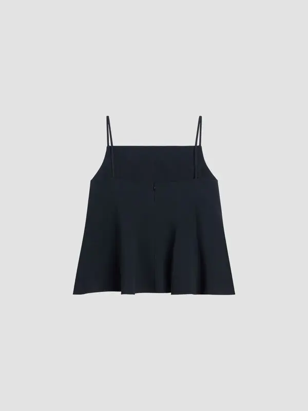 Givenchy Sliced Top In Crepe Cady