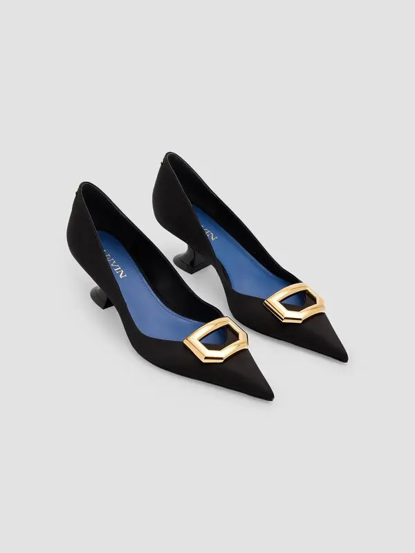 LANVIN Midnight Step 50mm Sculptural Pumps