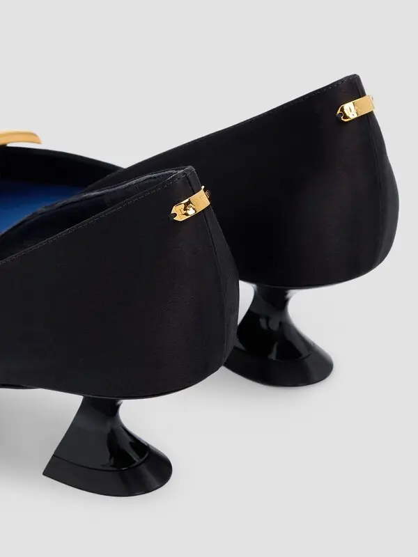 LANVIN Midnight Step 50mm Sculptural Pumps