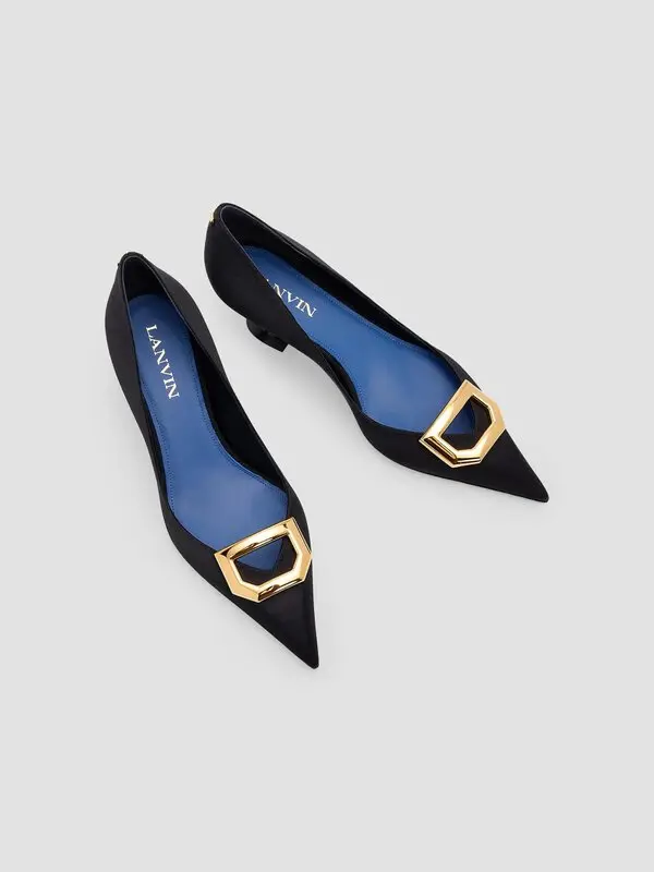 LANVIN Midnight Step 50mm Sculptural Pumps