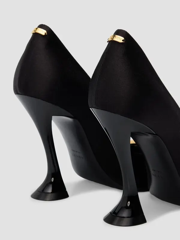 LANVIN 100mm Midnight Step Buckle Pumps - Black