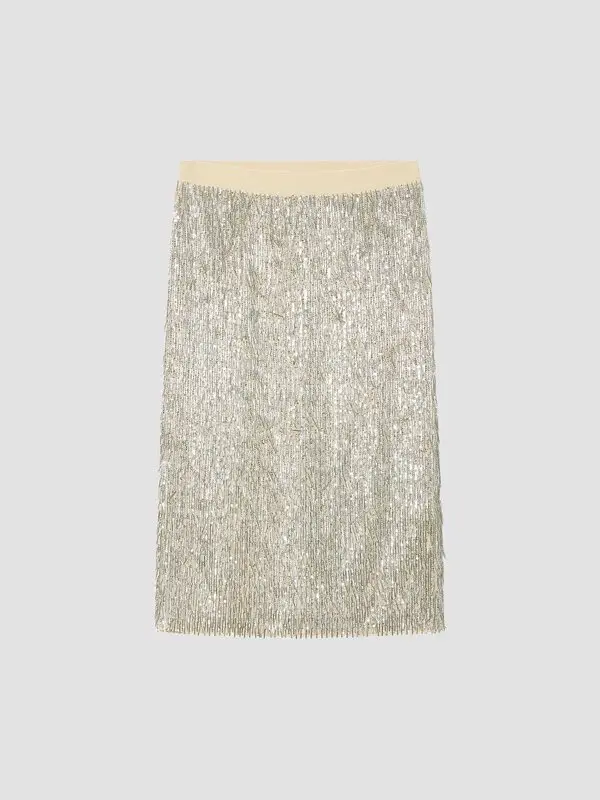 Marina Rinaldi Sequinned Tulle Skirt