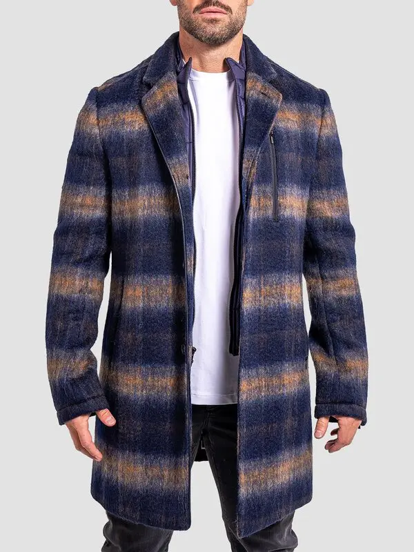 MACEOO Ascension Peacoat - Multicolored