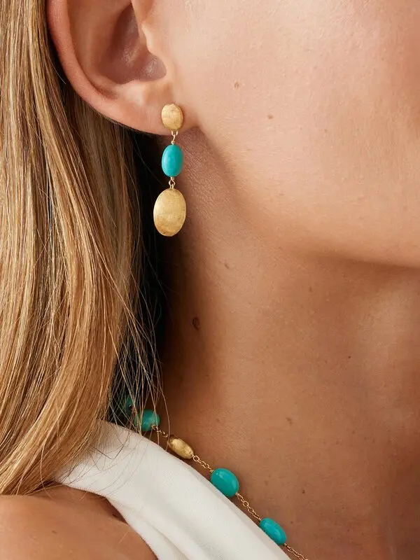 Marco Bicego Siviglia 18k Yellow Gold & Drop Earrings