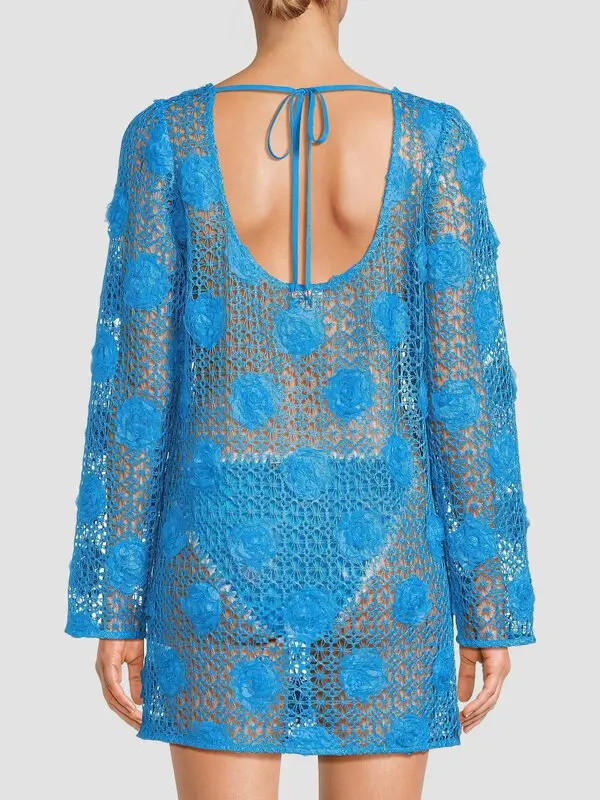 MILLY 3d Crochet Cover-up