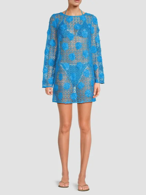 MILLY 3d Crochet Cover-up
