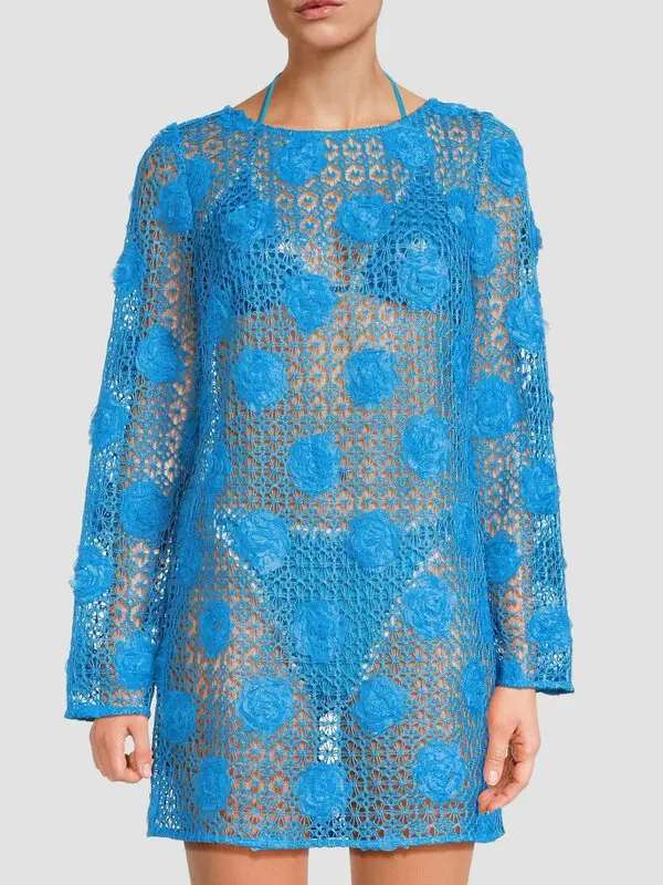 MILLY 3d Crochet Cover-up