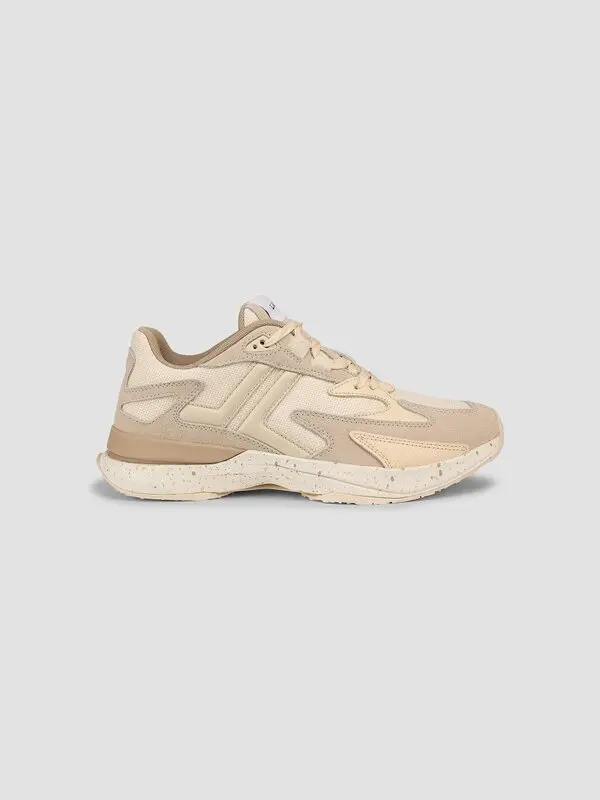 LANVIN Jla Low-top Leather Sneakers - Beige Grey