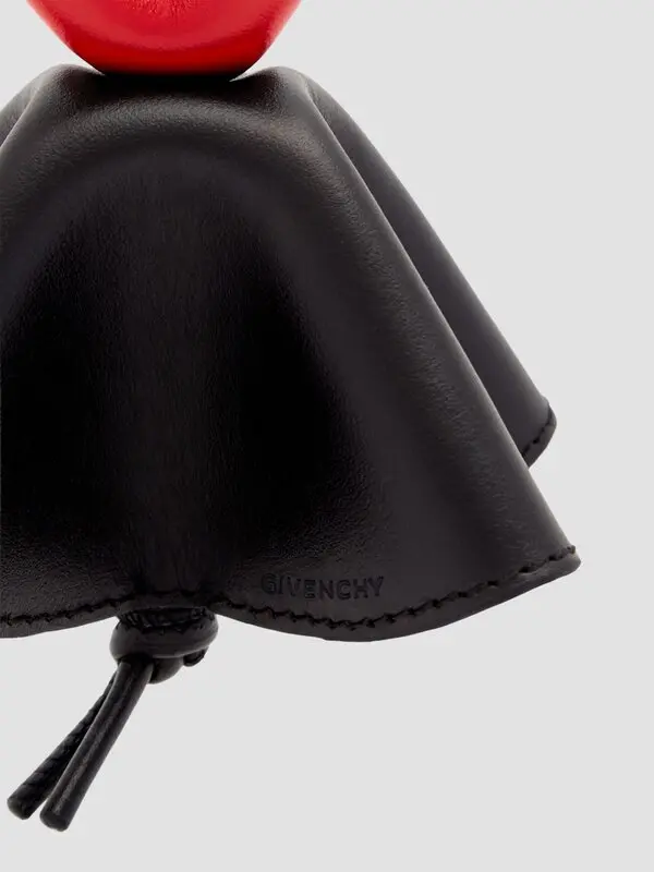 Givenchy Bicolor Dancer Charm In Nappa Leather - Black Red