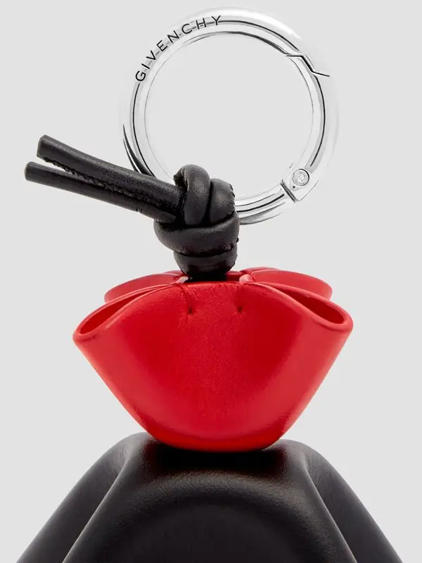 Givenchy Bicolor Dancer Charm In Nappa Leather - Black Red