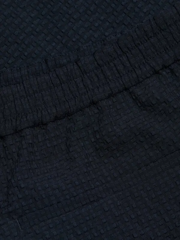 Emporio Armani Textured Tech Seersucker Shorts