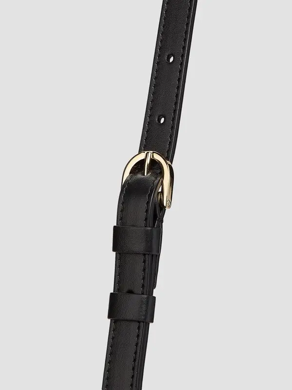 LANVIN Cat-handle Leather Hobo Bag
