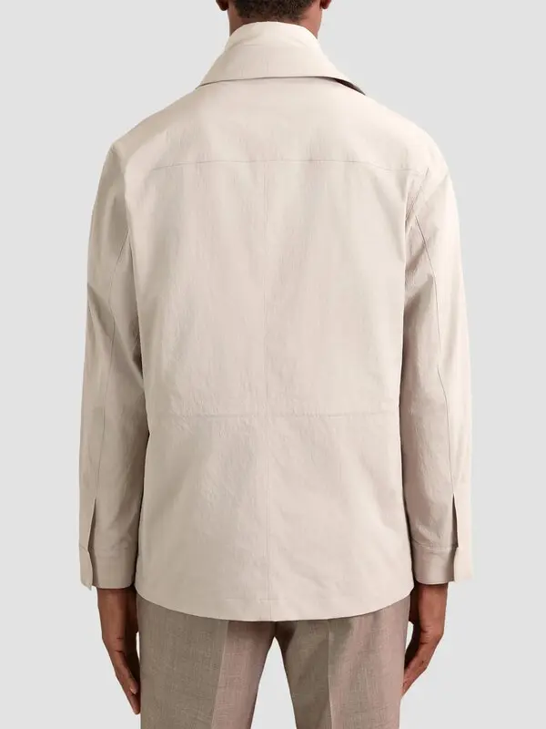 REISS Bryson Safari Jacket - Stone