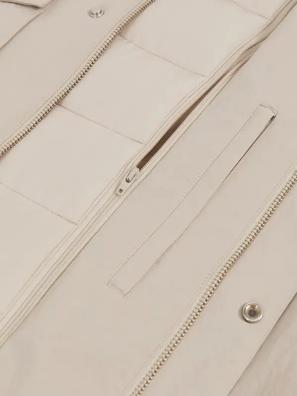 REISS Bryson Safari Jacket - Stone
