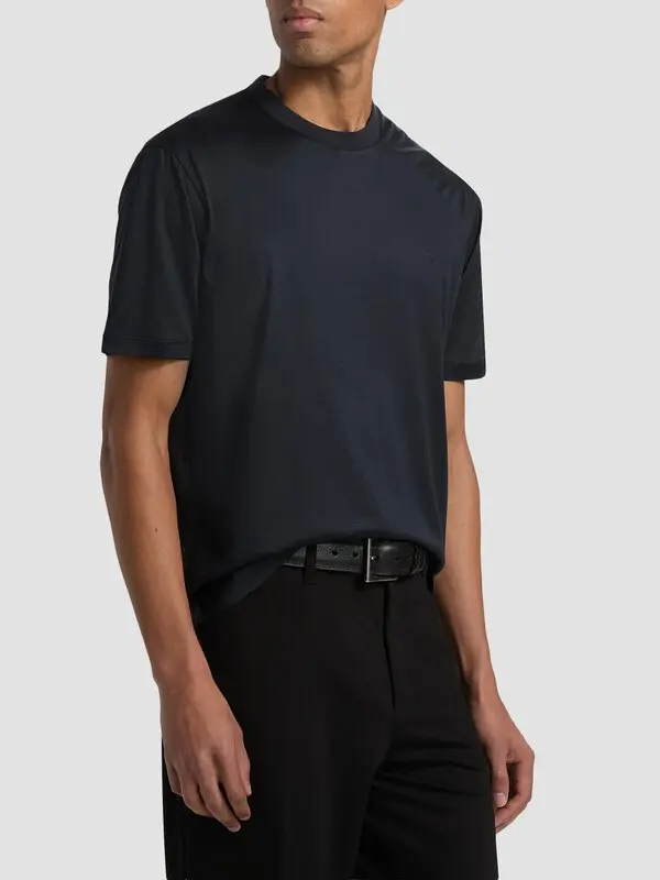 Emporio Armani Eagle Logo Crewneck T-shirt