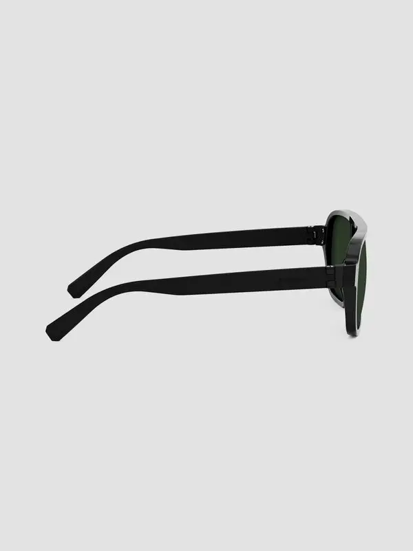 BVLGARI Aluminium 56mm Tortoiseshell Square Sunglasses - Black