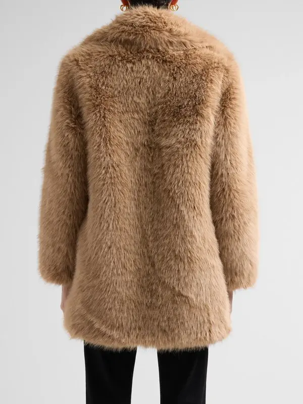 LoveShackFancy Mornet Faur-fur Coat