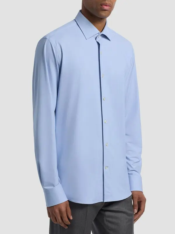 SAKS FIFTH AVENUE Collection Micro Structure Active Shirt