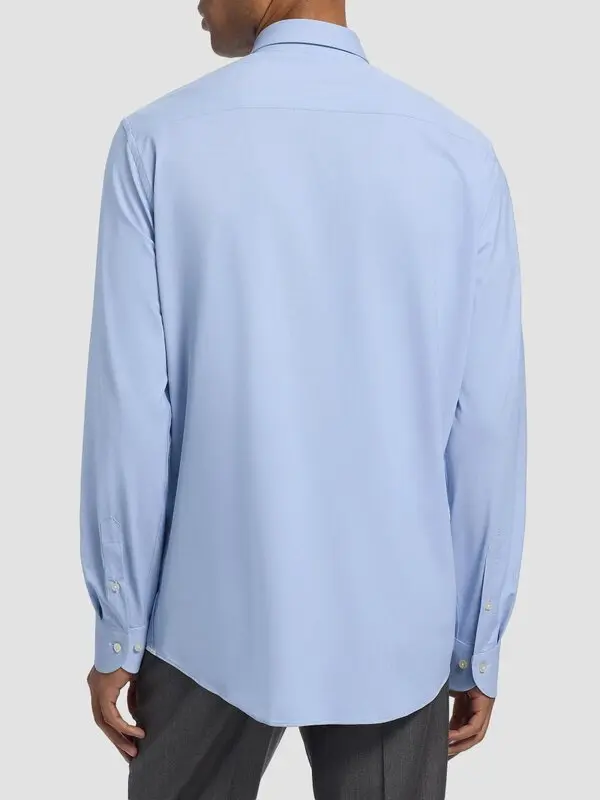 SAKS FIFTH AVENUE Collection Micro Structure Active Shirt