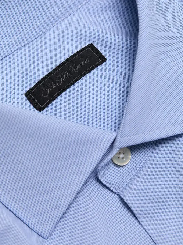 SAKS FIFTH AVENUE Collection Micro Structure Active Shirt