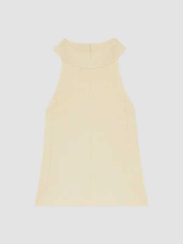 REISS Lacey High-neck Top