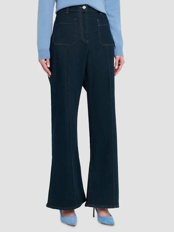 REISS Sakura High-rise Stretch Flare Jeans