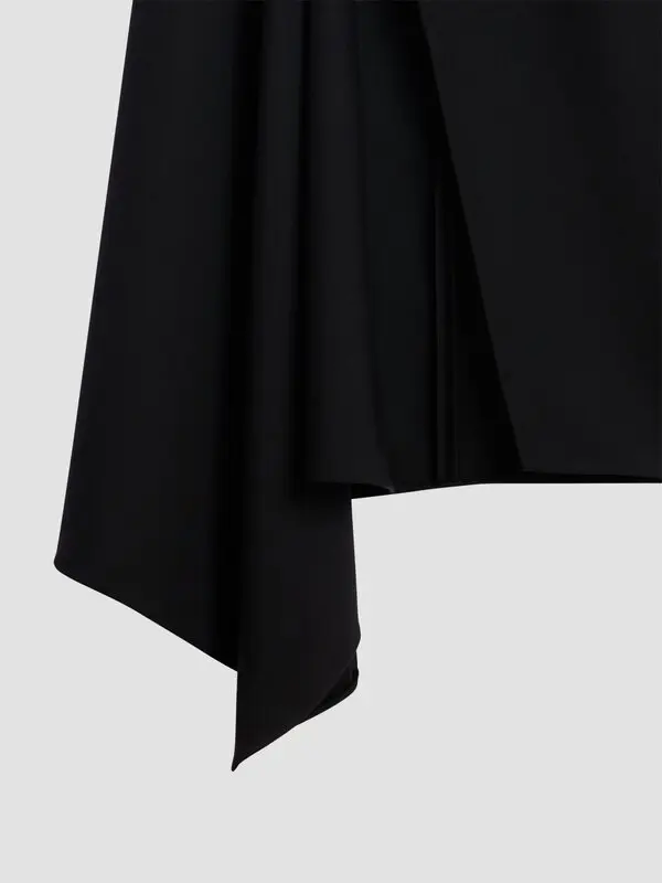 Givenchy Slashed Long Skirt In Wool