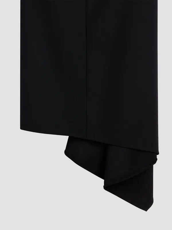 Givenchy Slashed Long Skirt In Wool