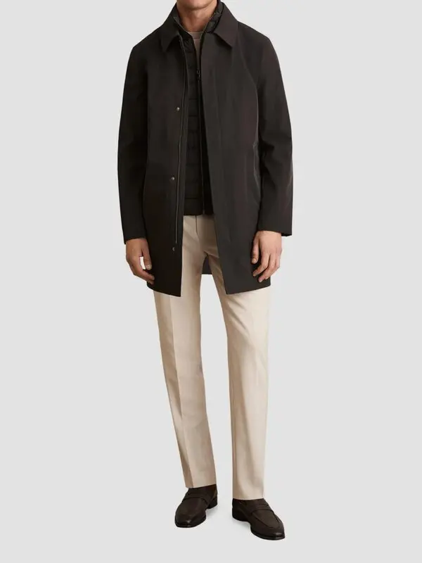 REISS Logan Hybrid Overcoat