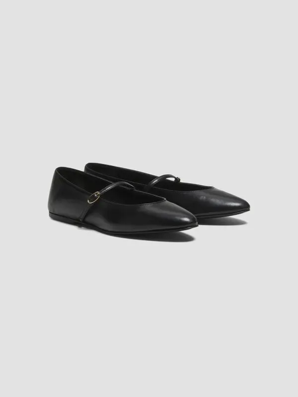 Aera Mina Faux Leather Mary Jane Flats