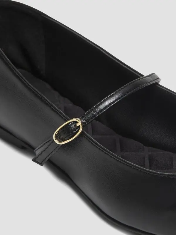 Aera Mina Faux Leather Mary Jane Flats