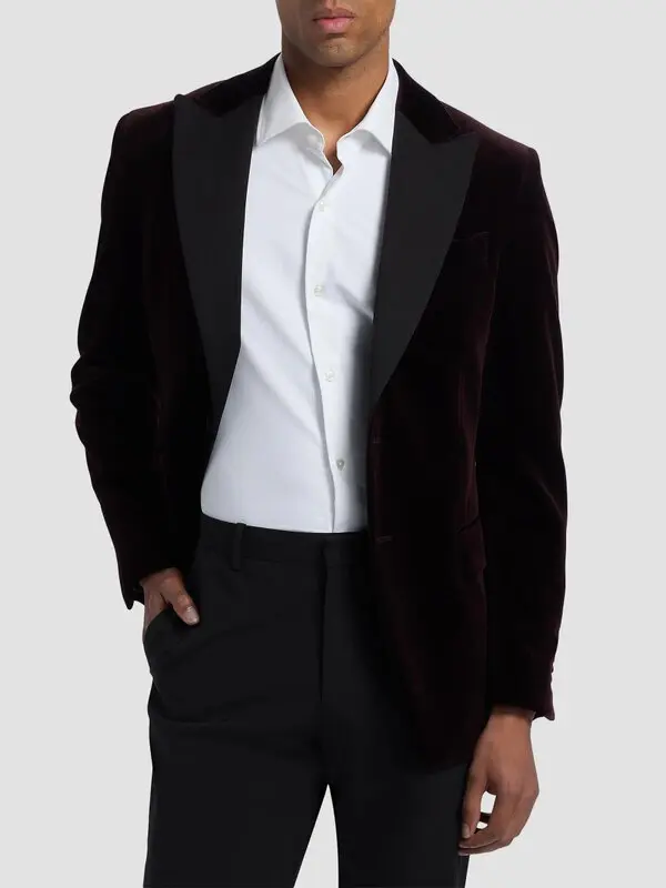 SAKS FIFTH AVENUE Collection Solid Cotton Dress Shirt