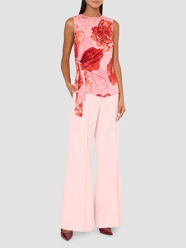 MILLY Serena Floral Sleeveless Top