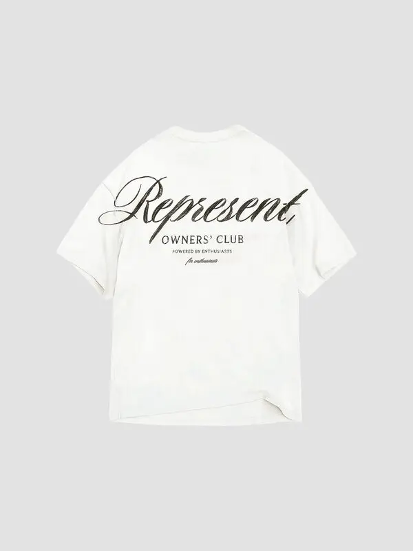 REPRESENT Owners Club Script T-shirt