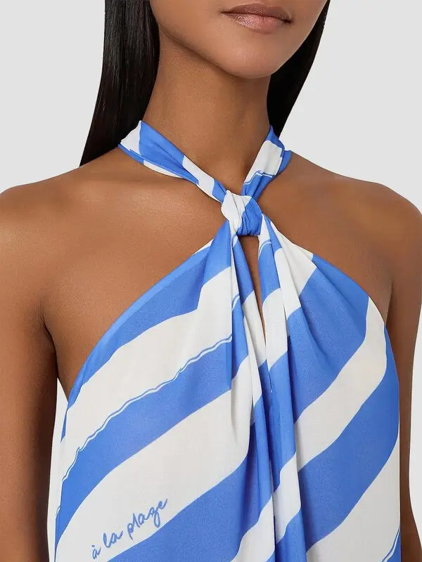 MILLY Ava Striped Maxi Dress