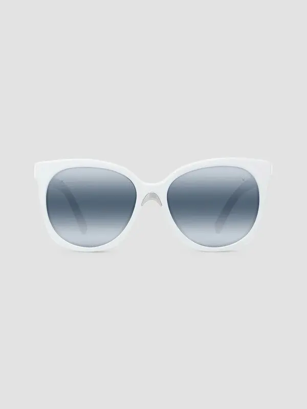 Vuarnet Altitude 02 55mm Cat-eye Sunglasses - White