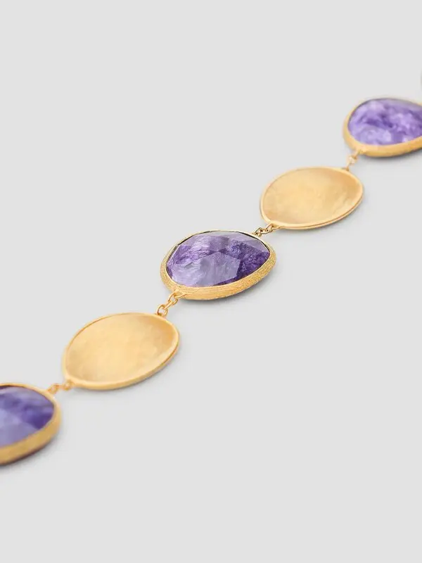 Marco Bicego Jaipur Color 18k Yellow & Charoite Bracelet